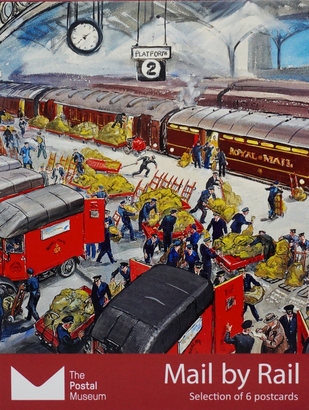 Mail By Rail Postcard Pack – The Postal Museum Shop