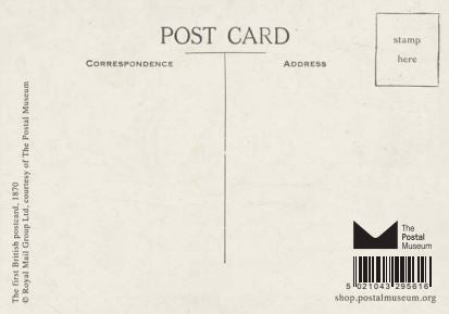 The First British Postcard – The Postal Museum Shop